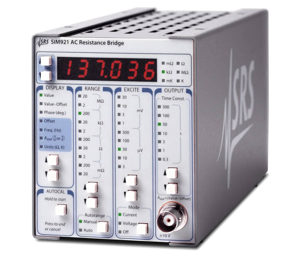 SIM921 AC-Widerstandsmessbrücke | SRS | SI Scientific Instruments
